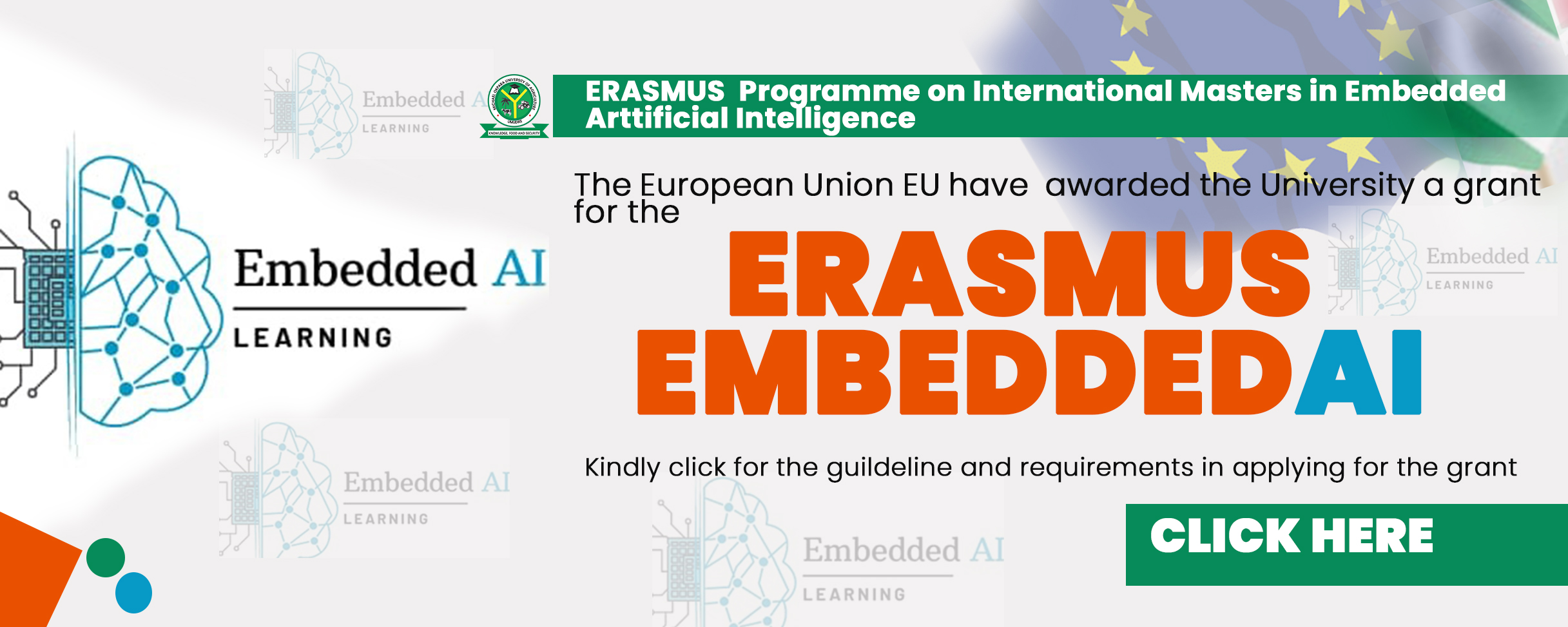 Home - Michael Okpara University of Agriculture Umudike