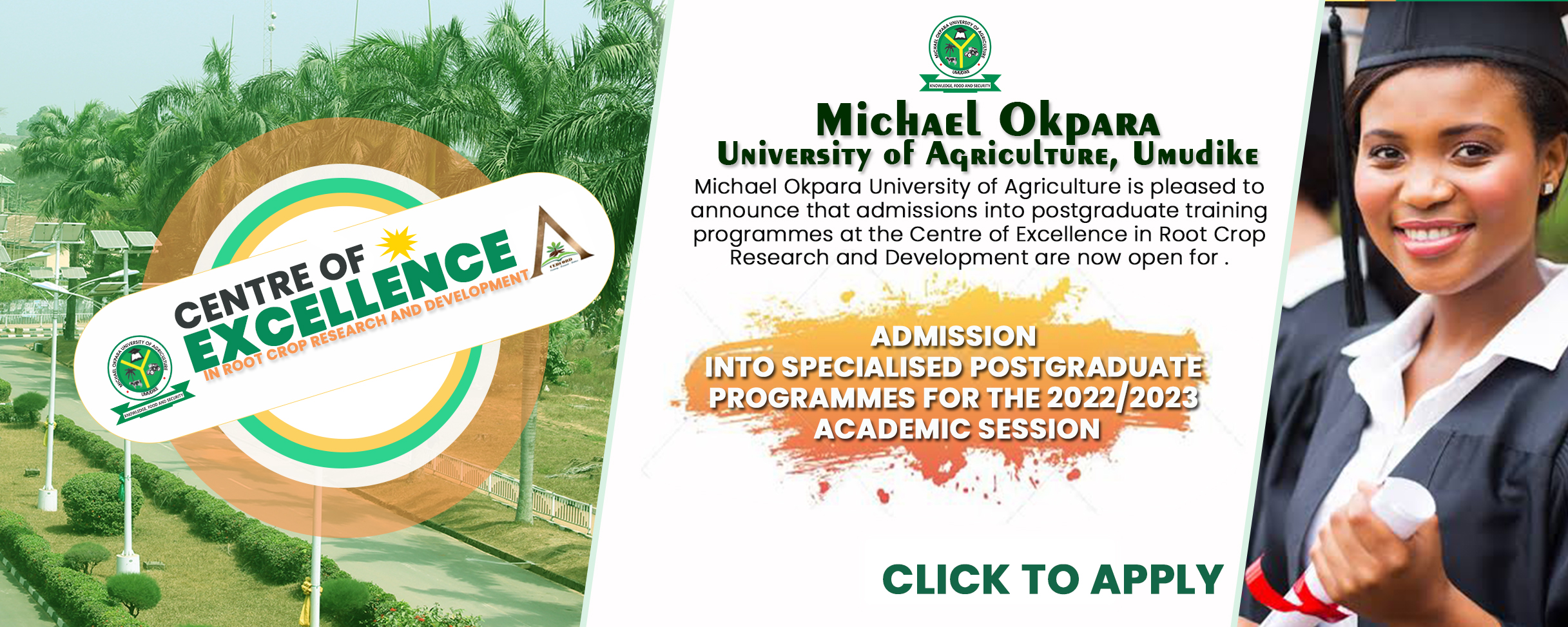Home - Michael Okpara University of Agriculture Umudike
